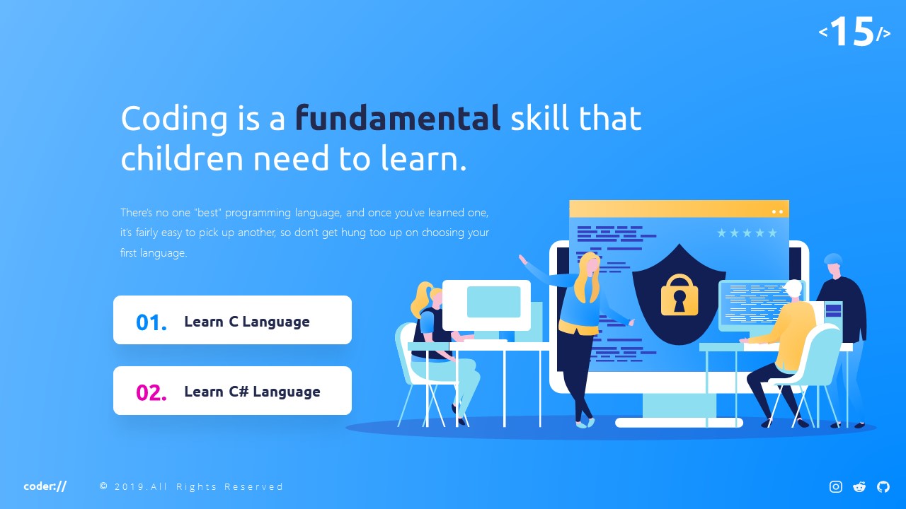 Coder Programming Powerpoint Presentation Template Presentation Templates